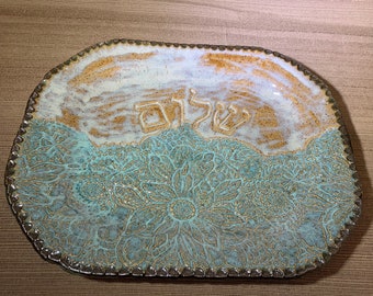 Ceramic Challah Plate | Etsy