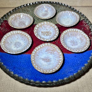 Extra Large Handmade Passover Seder Plate. Ceramic Seder Plate ...