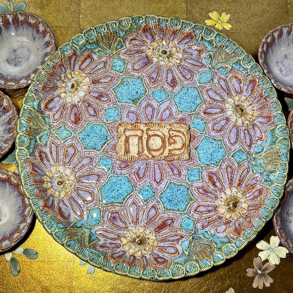 Ceramic Seder Plates - Etsy