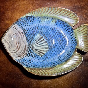 Ocean Art. Ceramic Fish Plate. Fish Platter. Handmade Ceramic Fish ...