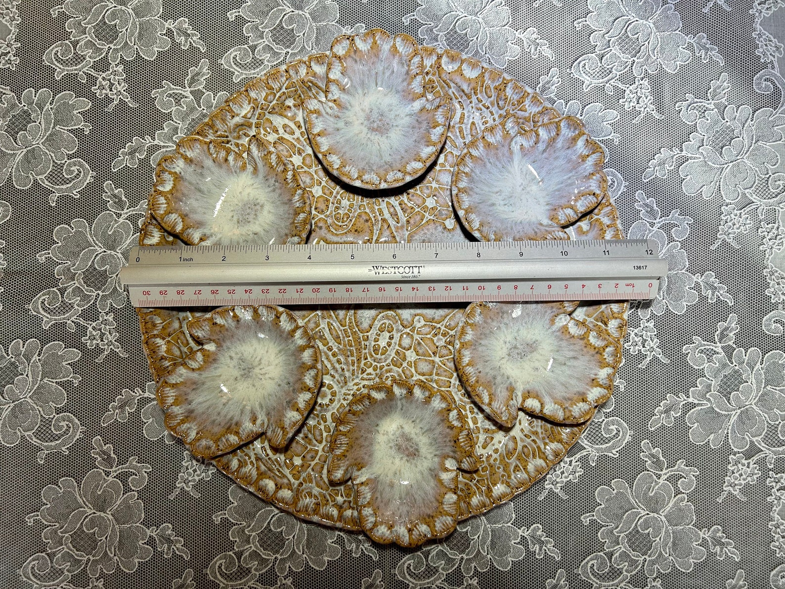 Immediate Shipping Handmade Passover Seder Plate. Ceramic Seder Plate ...