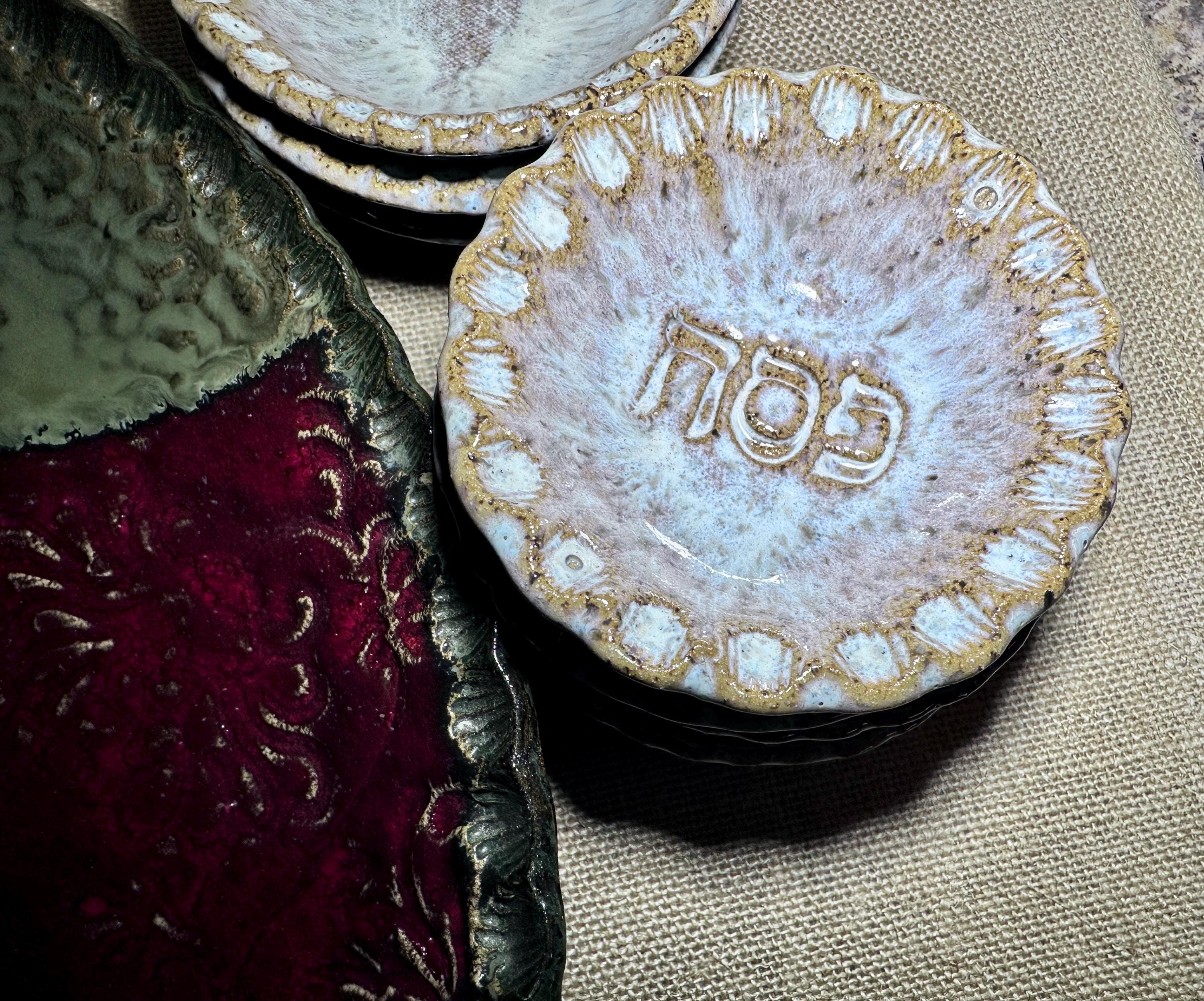 Extra Large Handmade Passover Seder Plate. Ceramic Seder Plate ...