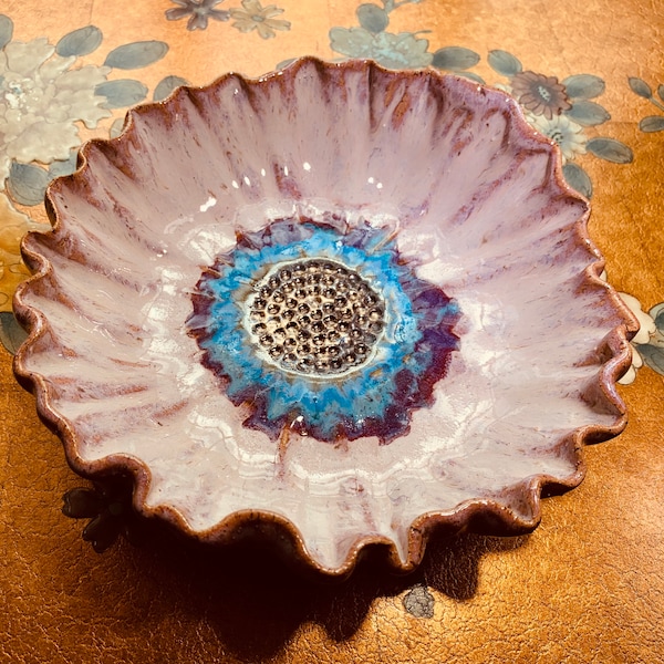 Ceramic Flower Bowl - Etsy