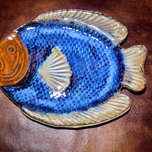 Ocean Art. Ceramic Fish Plate. Fish Plate. Handmade Ceramic Fish. Sushi ...