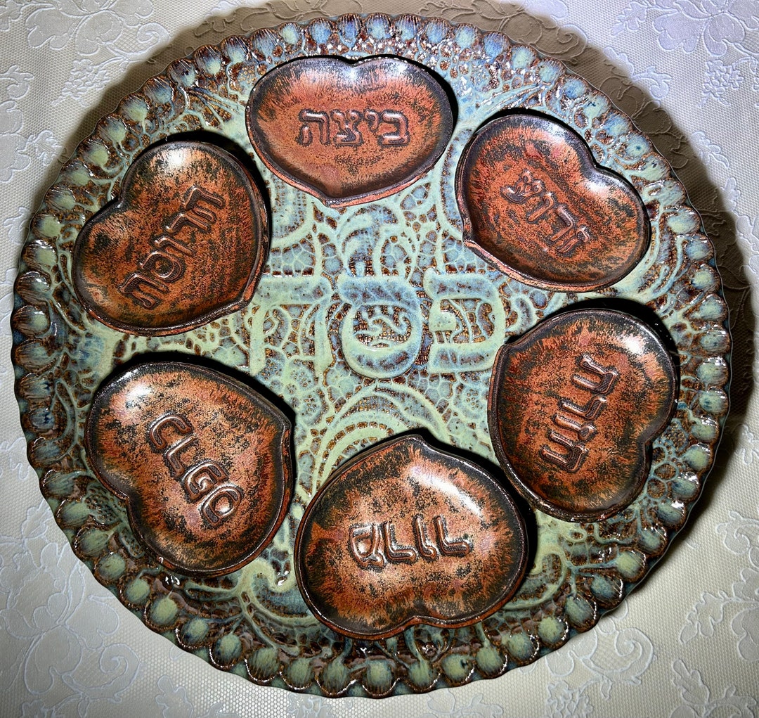Handmade Passover Seder Plate. Ceramic Seder Plate. Passover Gift ...