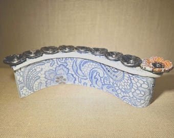Hanukkah Menorah. Hanukkiyah. Hanukkah Art. Chanukah Art. Ceramic ...