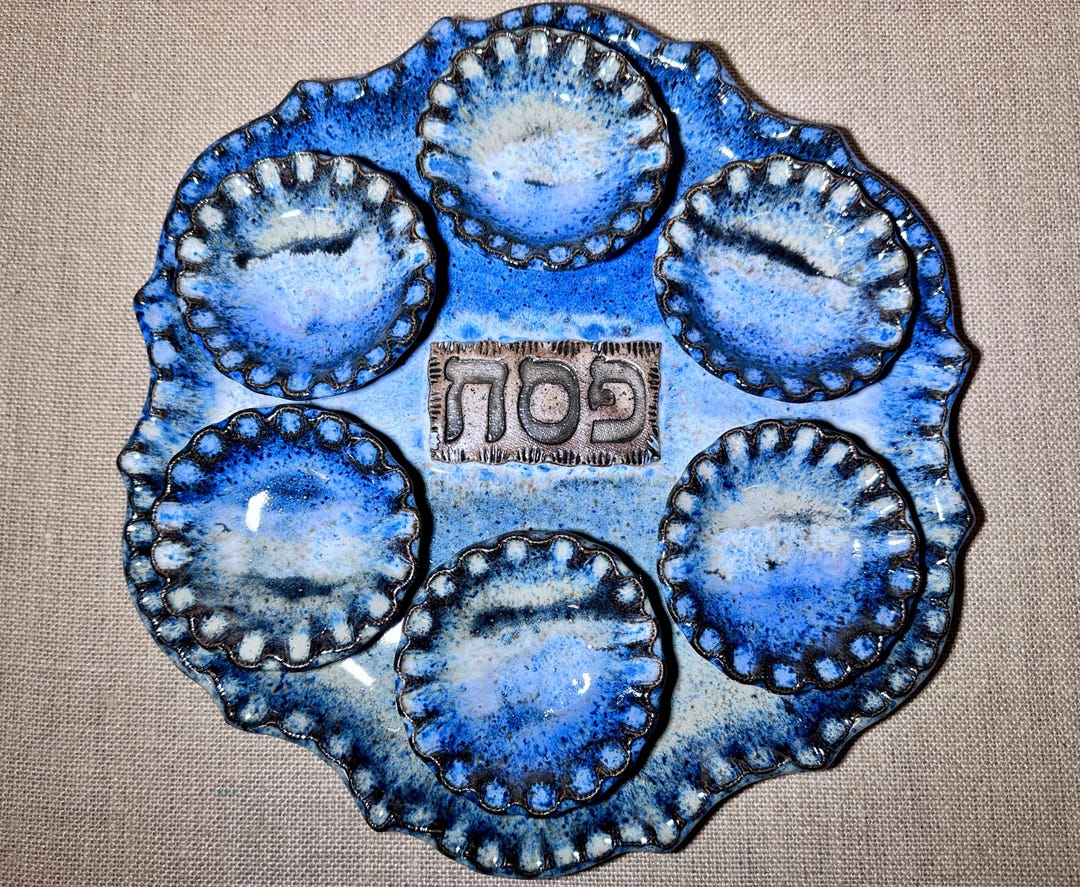 Handmade Passover Seder Plate. Handmade Seder Plate. Pessach Plate ...