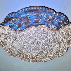 Handmade Ceramic Shabbat Challah Platter. Shabbat Centerpiece. Challah ...