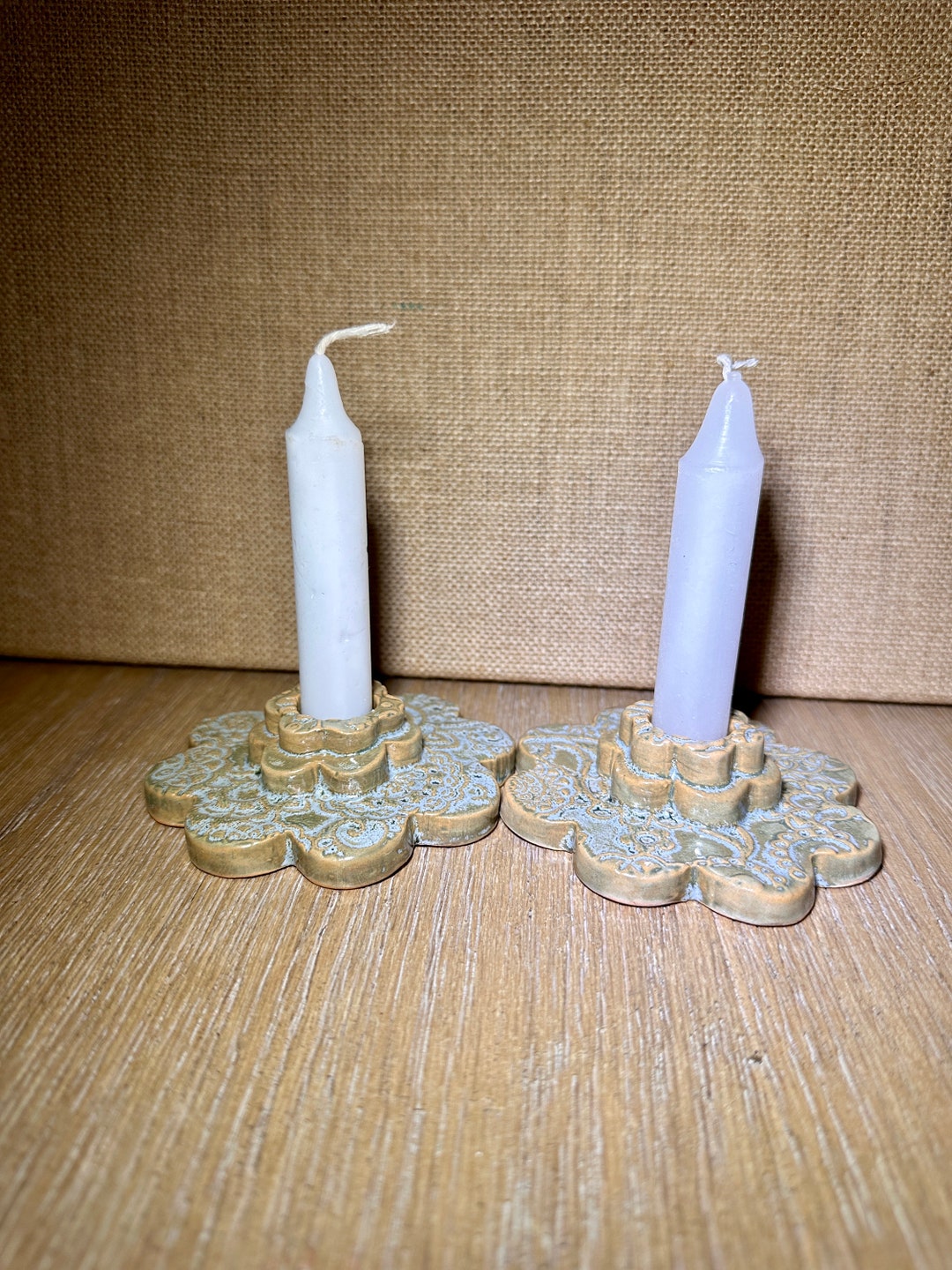 Shabbat Candlesticks. Sabbath Candlesticks. Ceramic Candlesticks ...