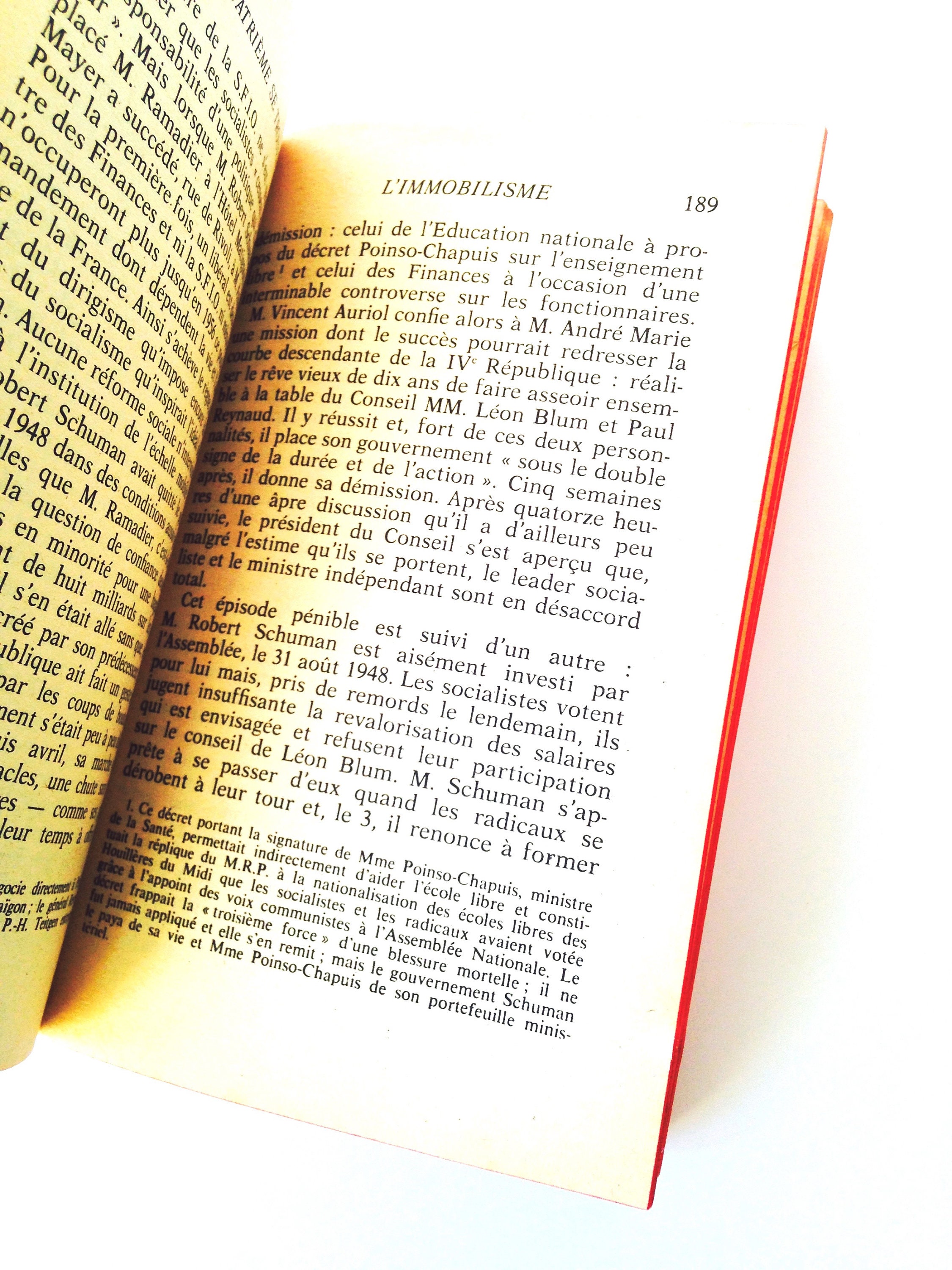Book Used Book French History Book Jacques Fauvet La IV ème République ...