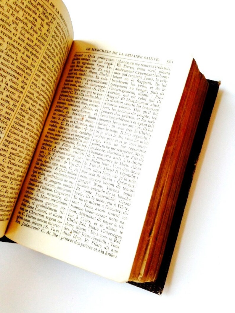Used Book French Missal Roman Catholic Church for Mass 1908 1910 ...
