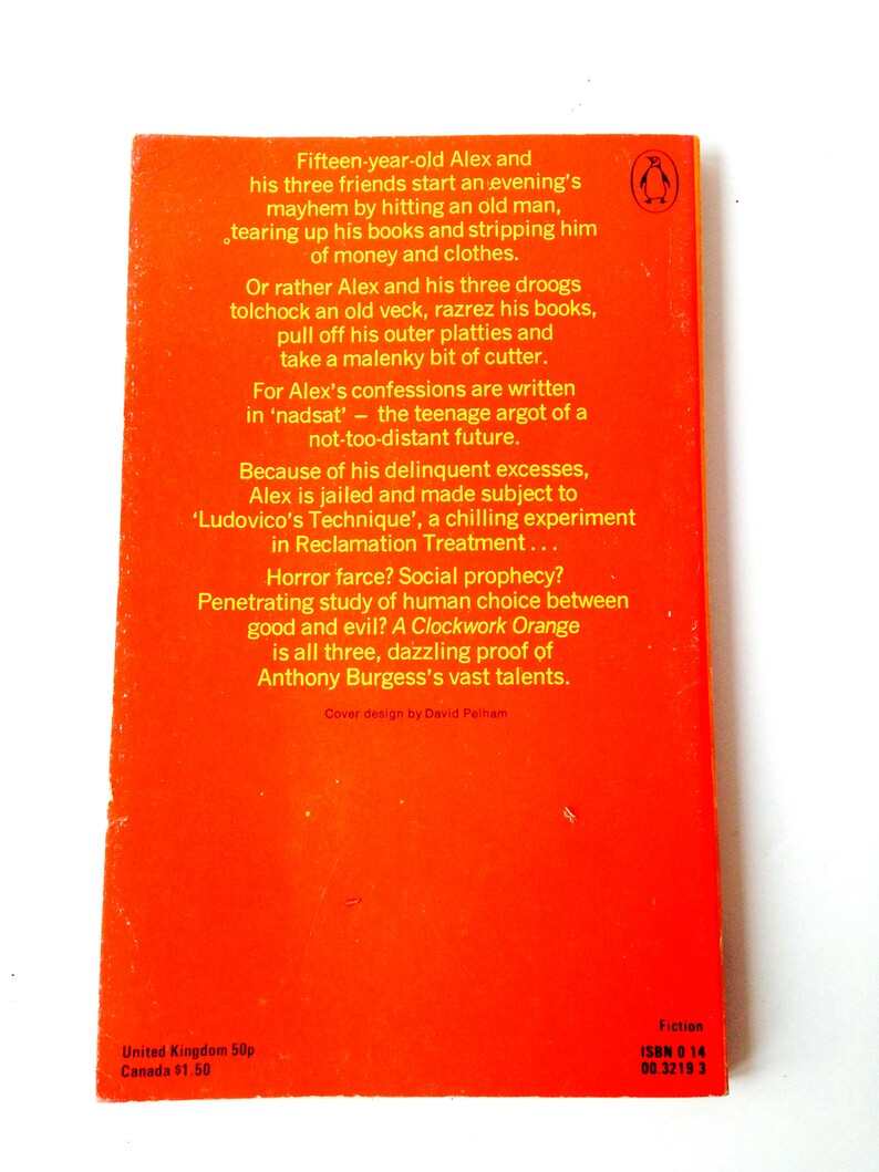 Book Penguin EDITION 1972 Not a Reprint A Clockwork Orange - Etsy
