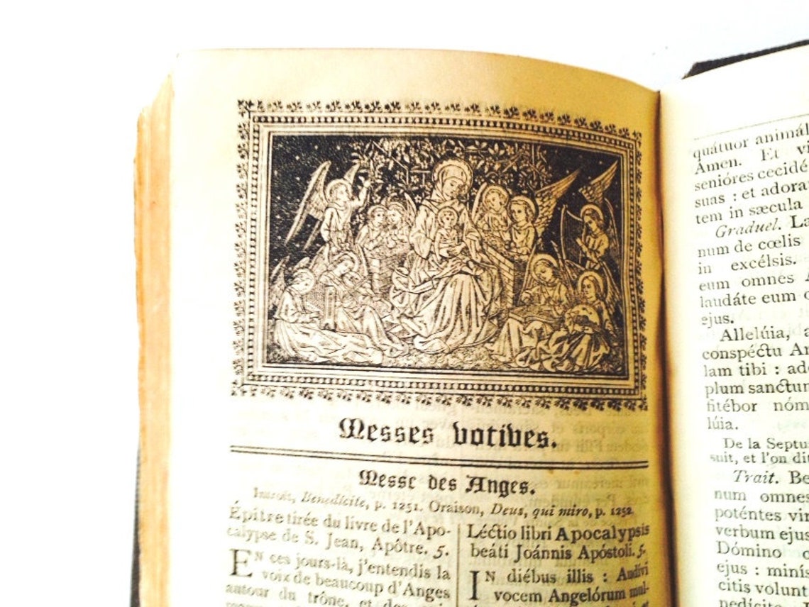 Used Book French Missal Roman Catholic Church for Mass 1908 1910 ...