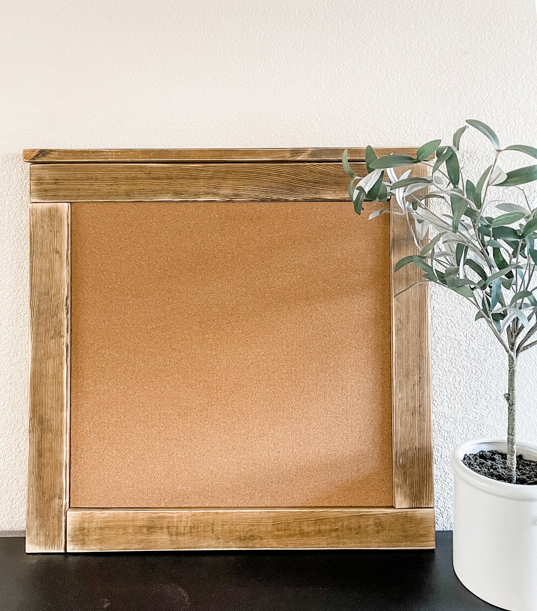 Cork Board Farmhouse Corkboard | Home Office Organization | Rustic ...