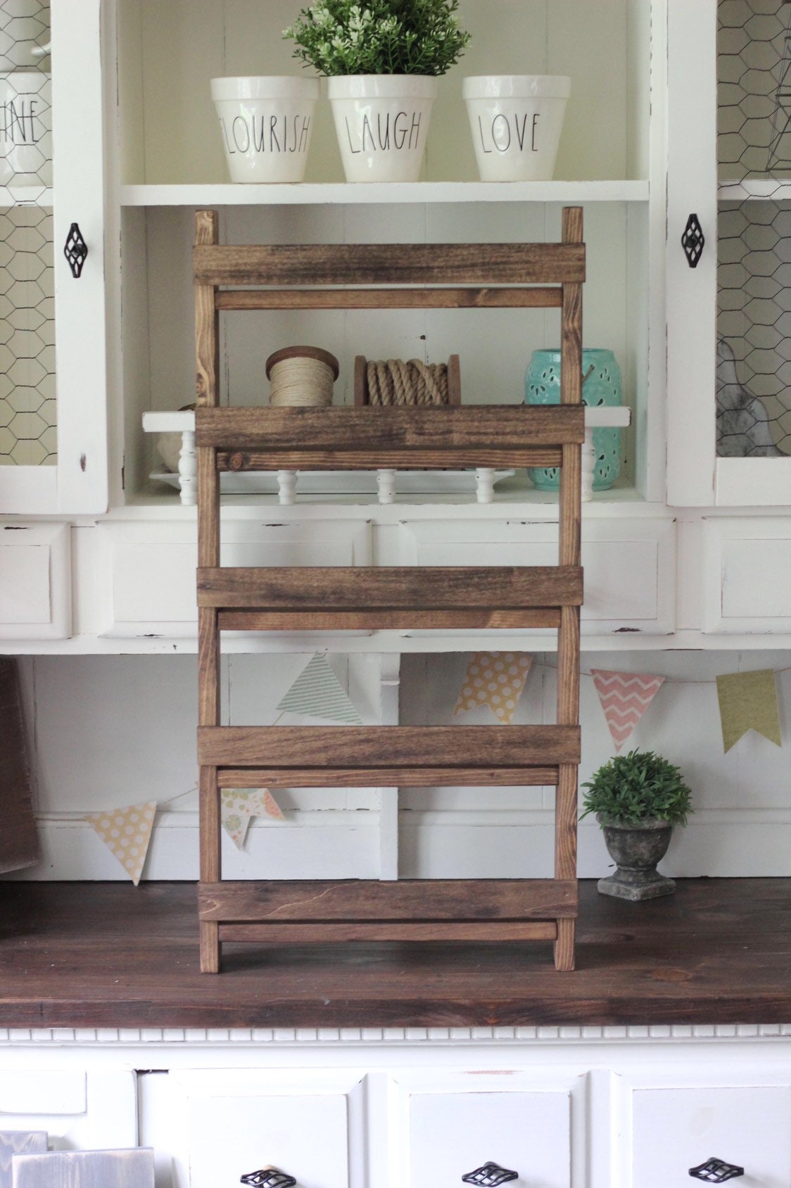 5 Shelf Spice Rack Farmhouse Spice Rack Wall Mount Spice - Etsy Canada