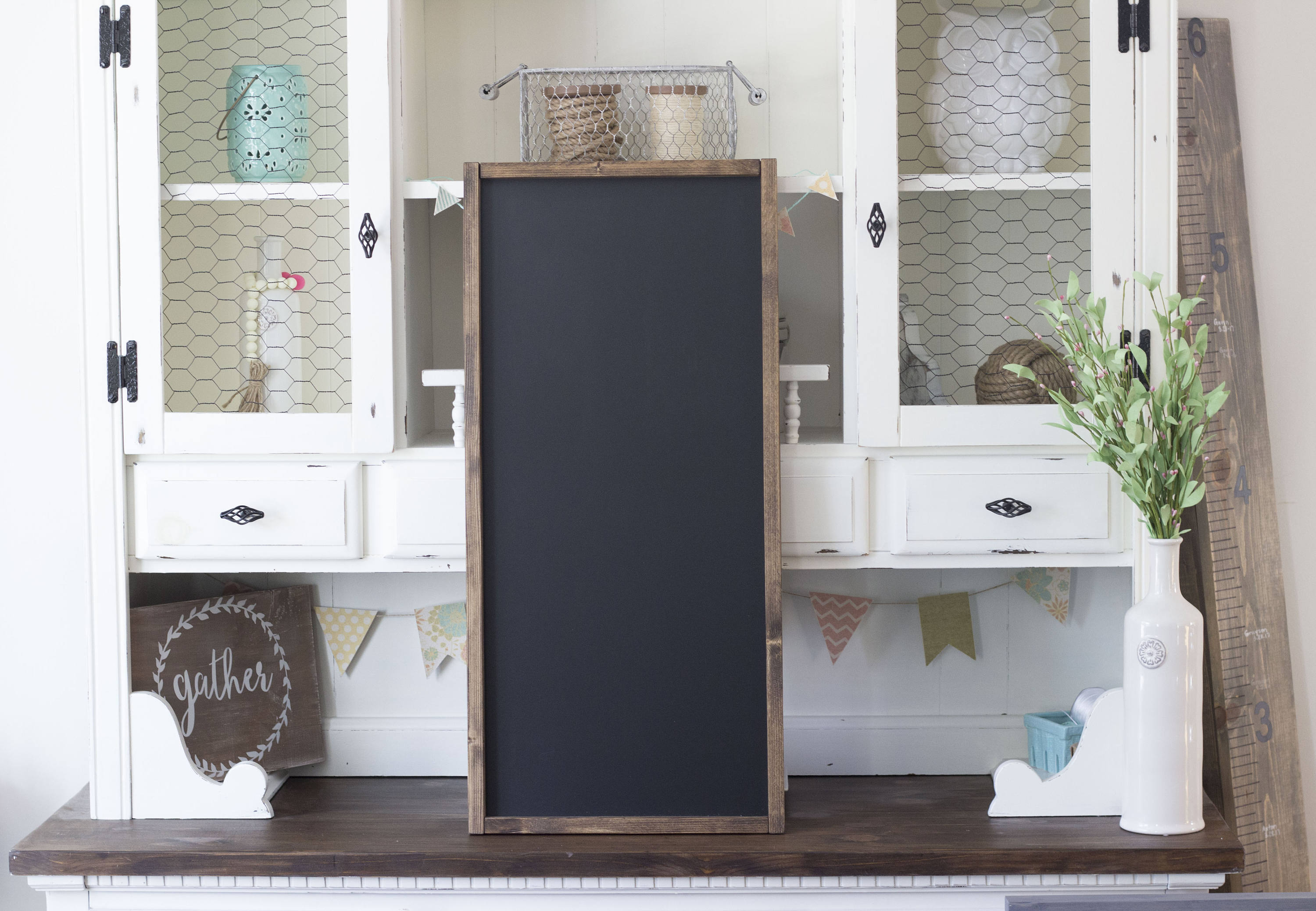 Farmhouse Framed Chalkboard Home Office Chalkboard Rustic | Etsy