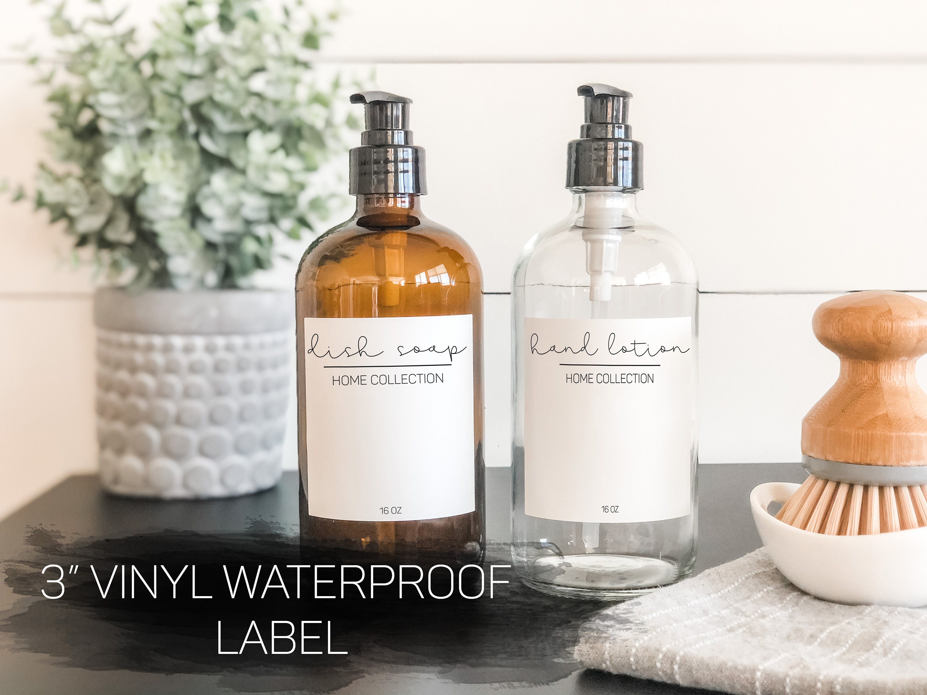 3 Waterproof Modern Label Hand Soap Label Hand | Etsy