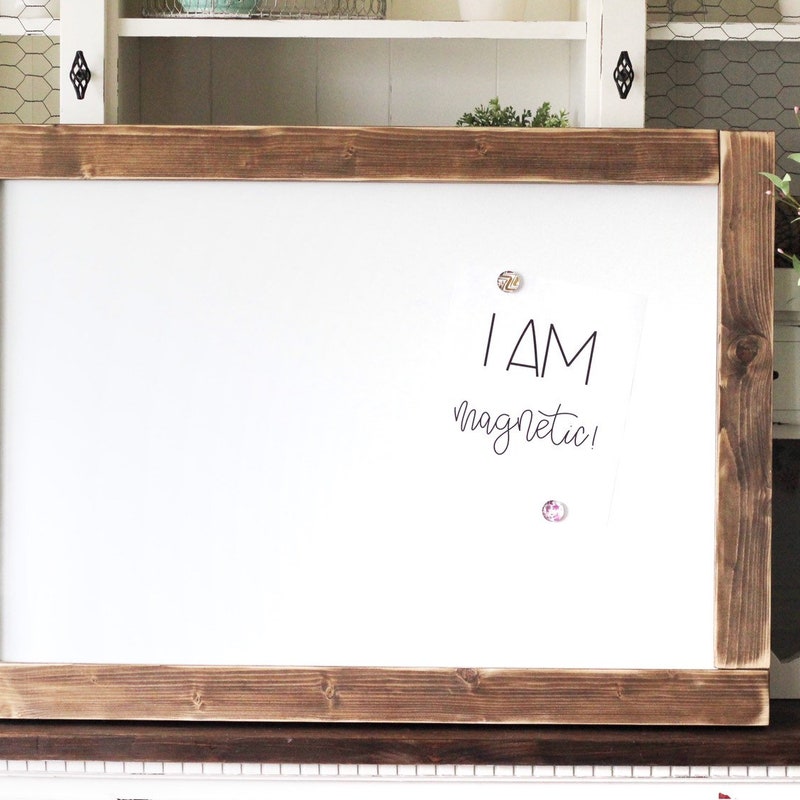 Framed Magnetic Board - Etsy