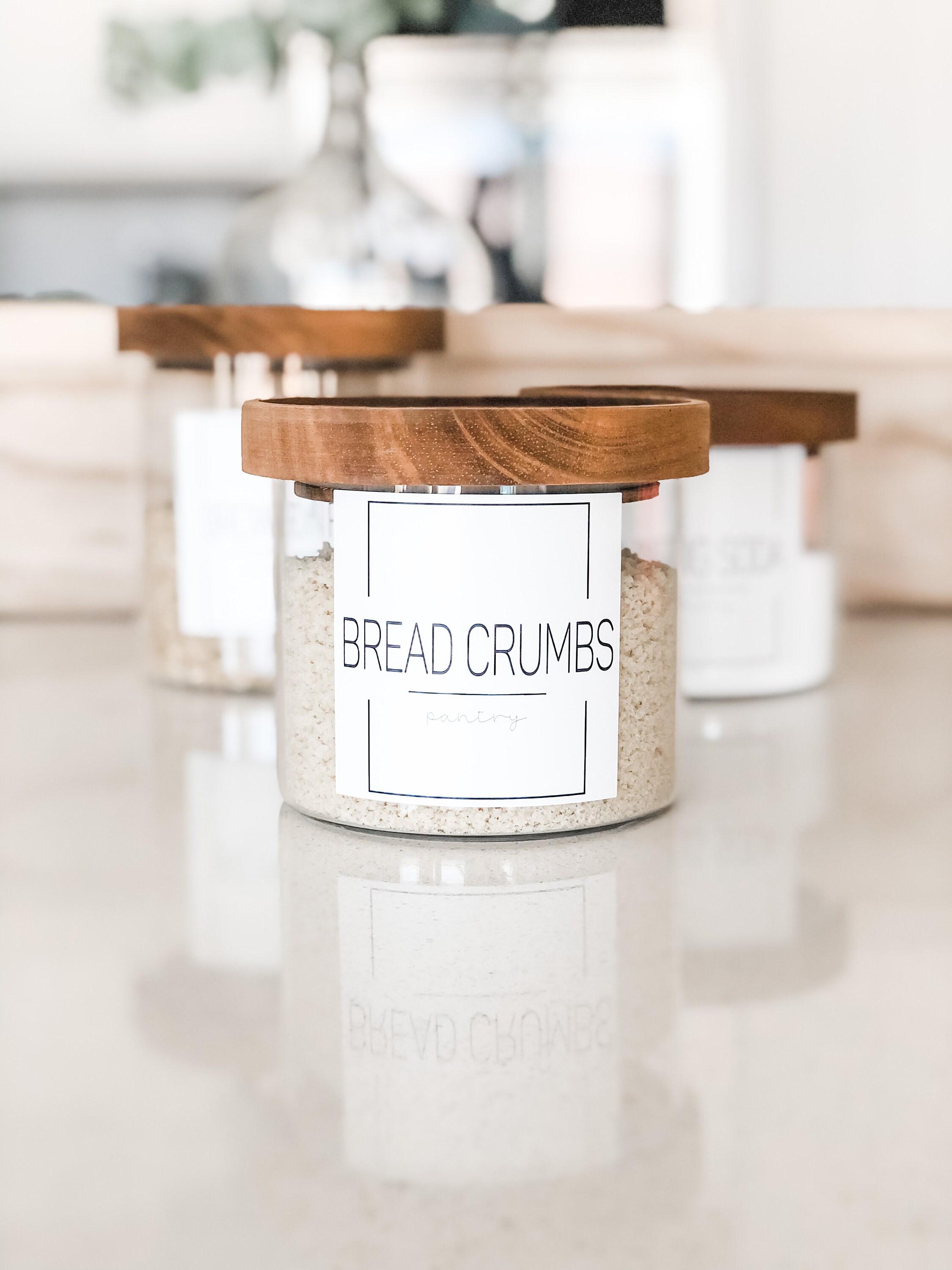 Modern Minimal Pantry Labels Waterproof Customizable - Etsy