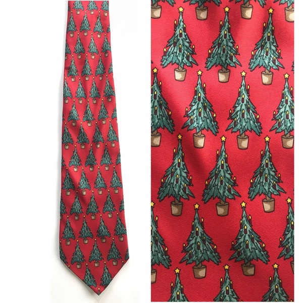 Christmas Tree Tie - Etsy