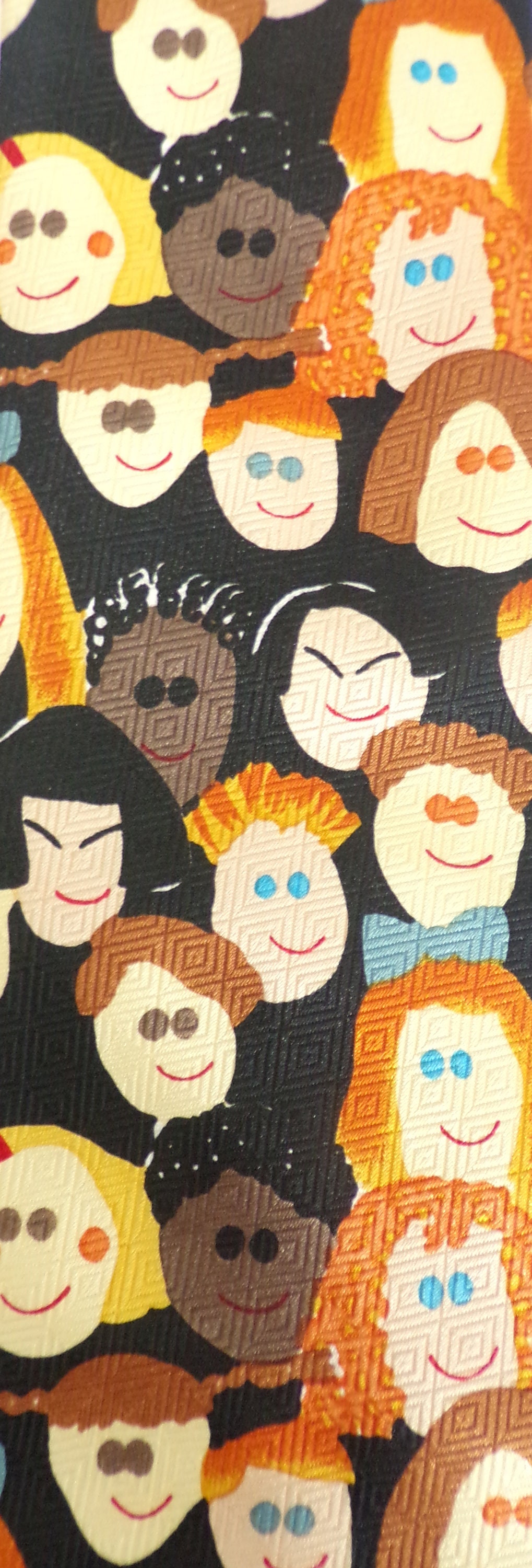 90s Beans Mcgee Happy Days Happy Faces Mens Tie, People Tie, Faces Tie ...