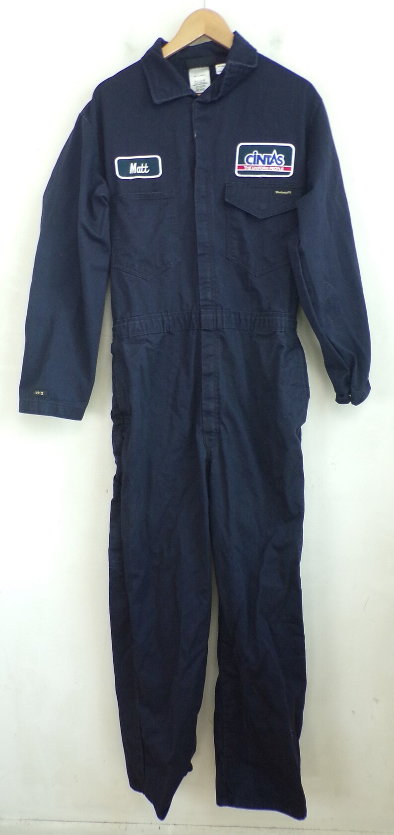 Vintage Navy Blue Race Car Driver Suit Mens Size 46R Racing | Etsy