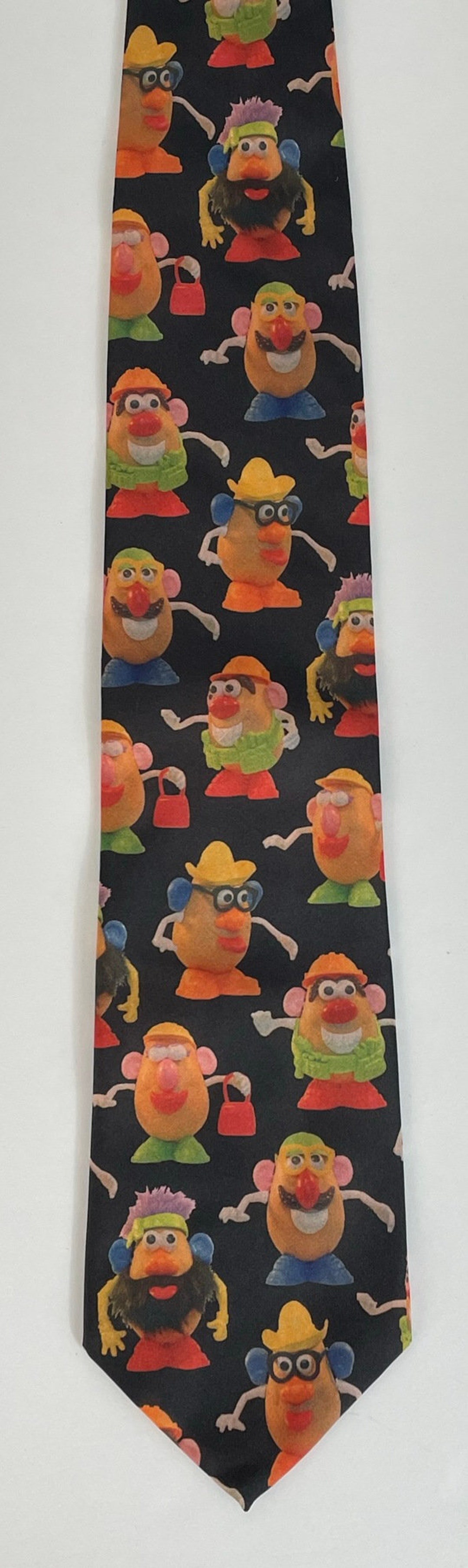 Vintage Mr. Potato Head Tie, 1995 Ralph Marlin Necktie, Old Fashioned ...