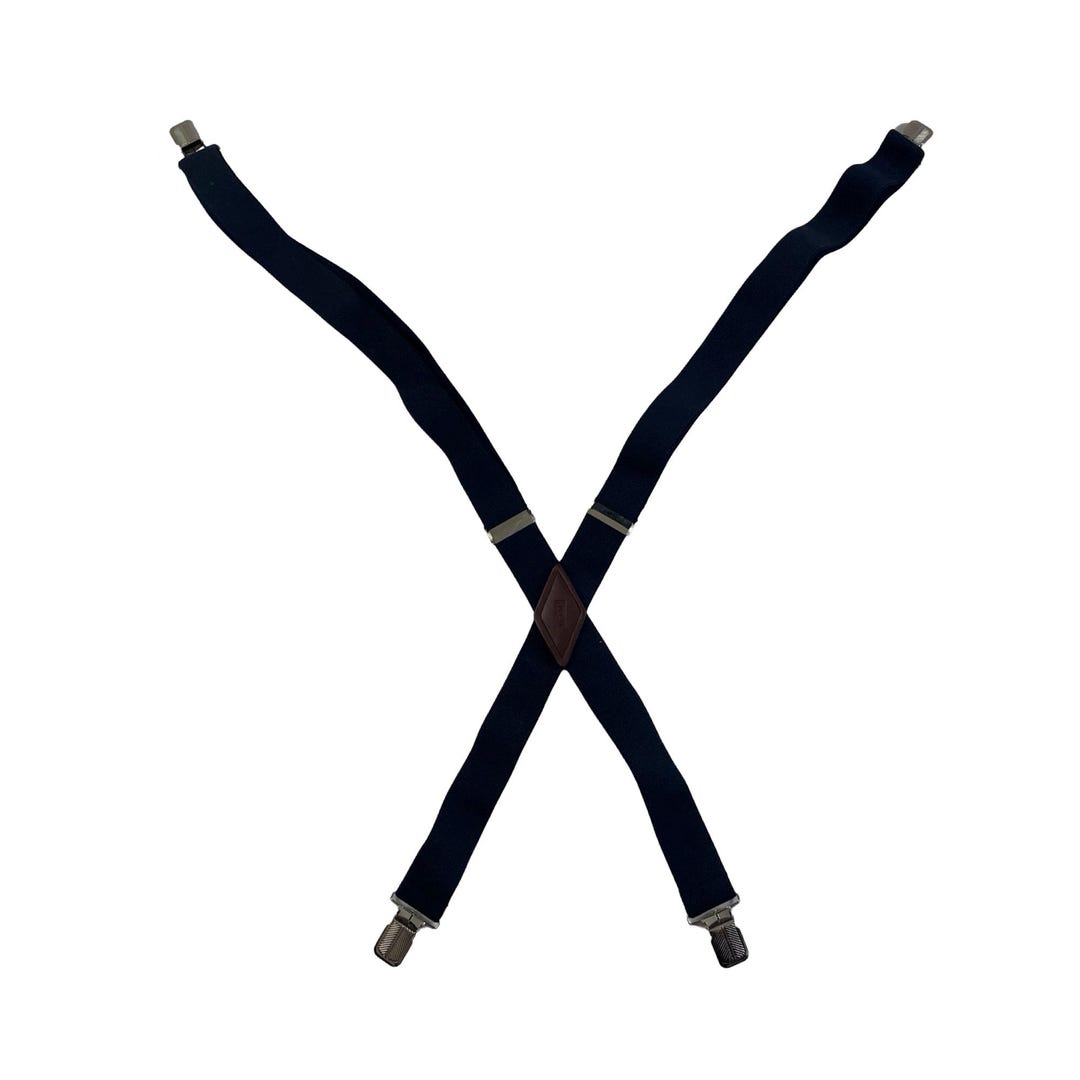 Vintage Levi Strauss Navy Blue Suspenders | Dark Blue Clip on Mens ...