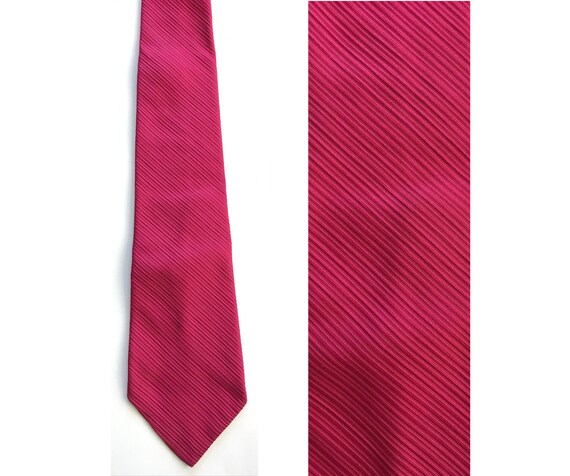 Hot Pink Striped Tie