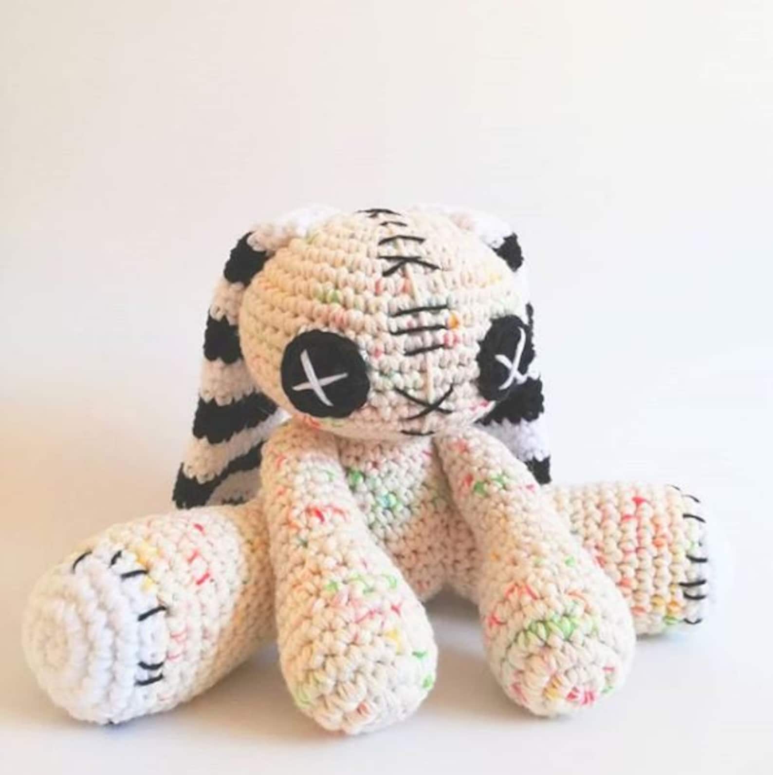 FULL PATTERN: Creepy Cute Voodoo Doll Crochet Pattern With Cat | Etsy