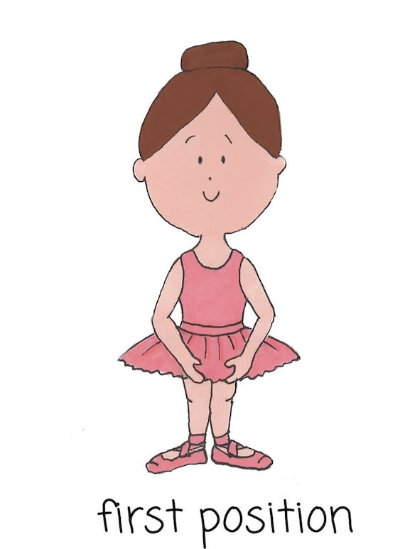 Ballet First Position Drawing
