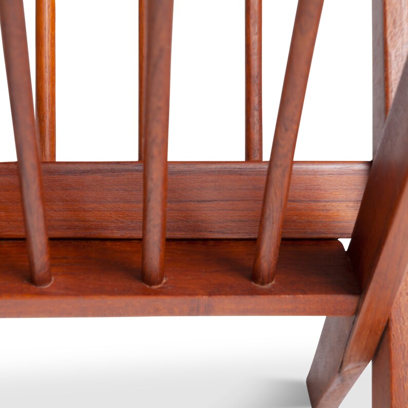 Danish Mid-century Teak Magazine Rack | Etsy