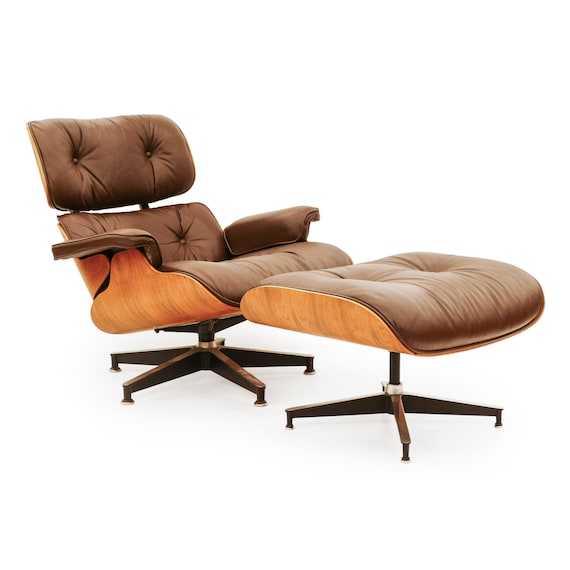 Vintage Rosewood Eames Lounge Chair and Ottoman for Herman Miller 1976 Etsy