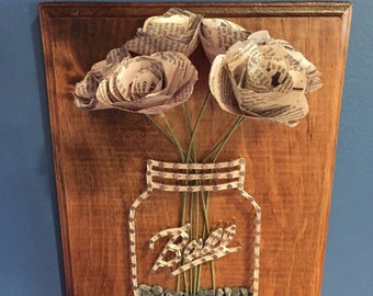 Newspaper Art - Etsy