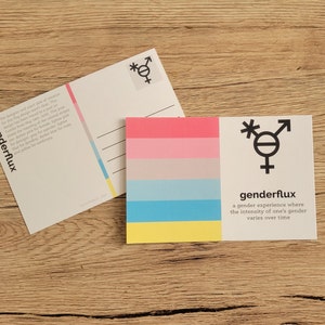 Gender Identity Postcard Set - Etsy