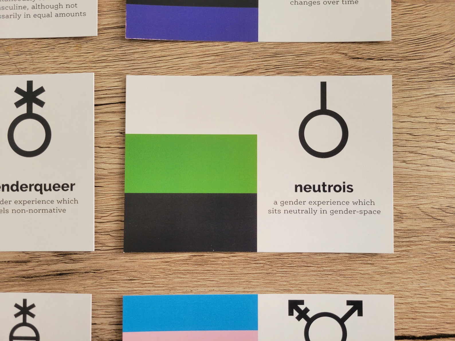 Gender Identity postcard set | Etsy