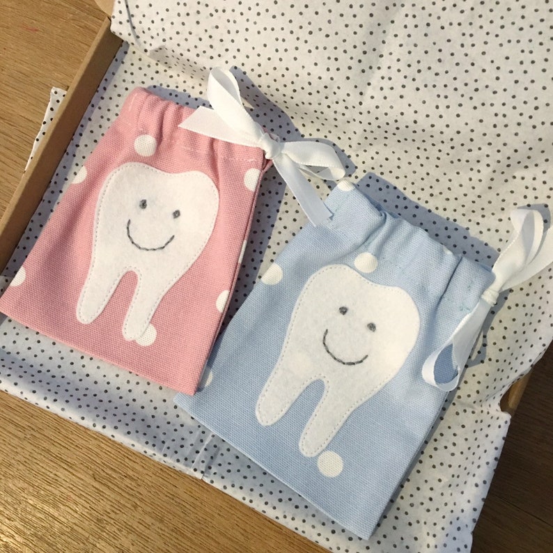 Children's Handmade Tooth Bag Tooth Fairy Accesories | Etsy