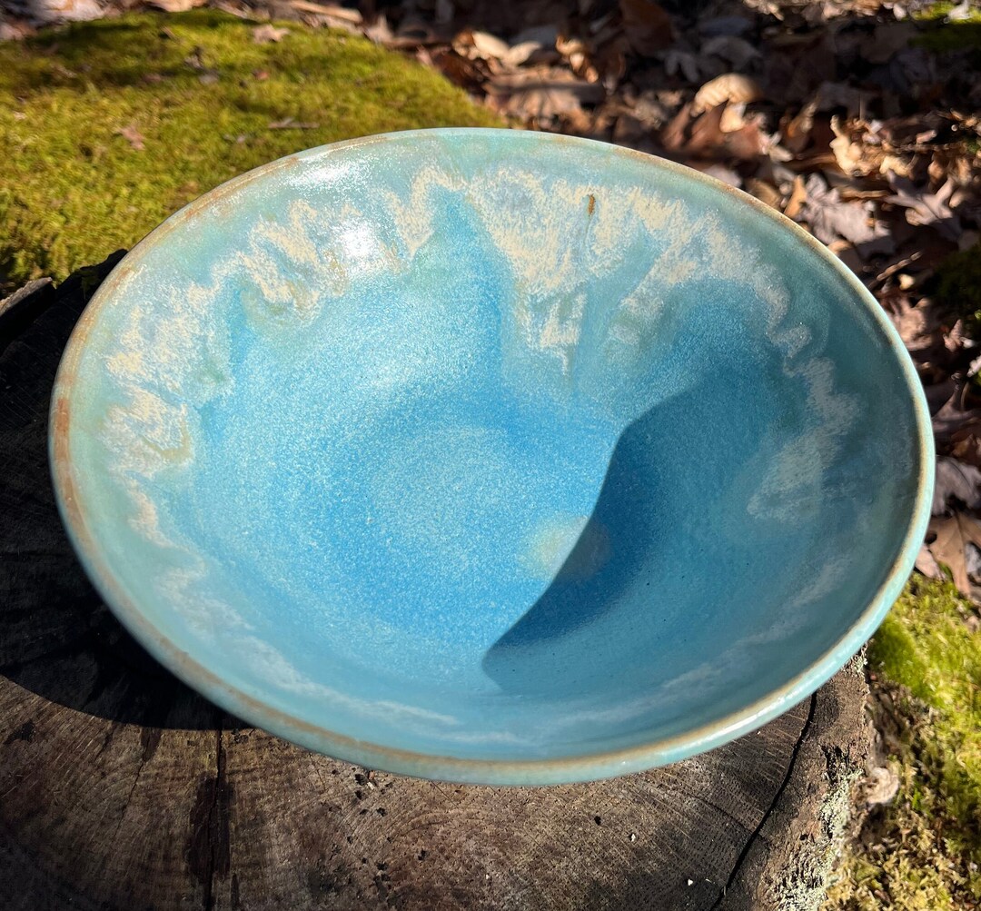 A Very Beachy Shell Bowl - Approx. 48 Oz. Stoneware Pottery - Etsy