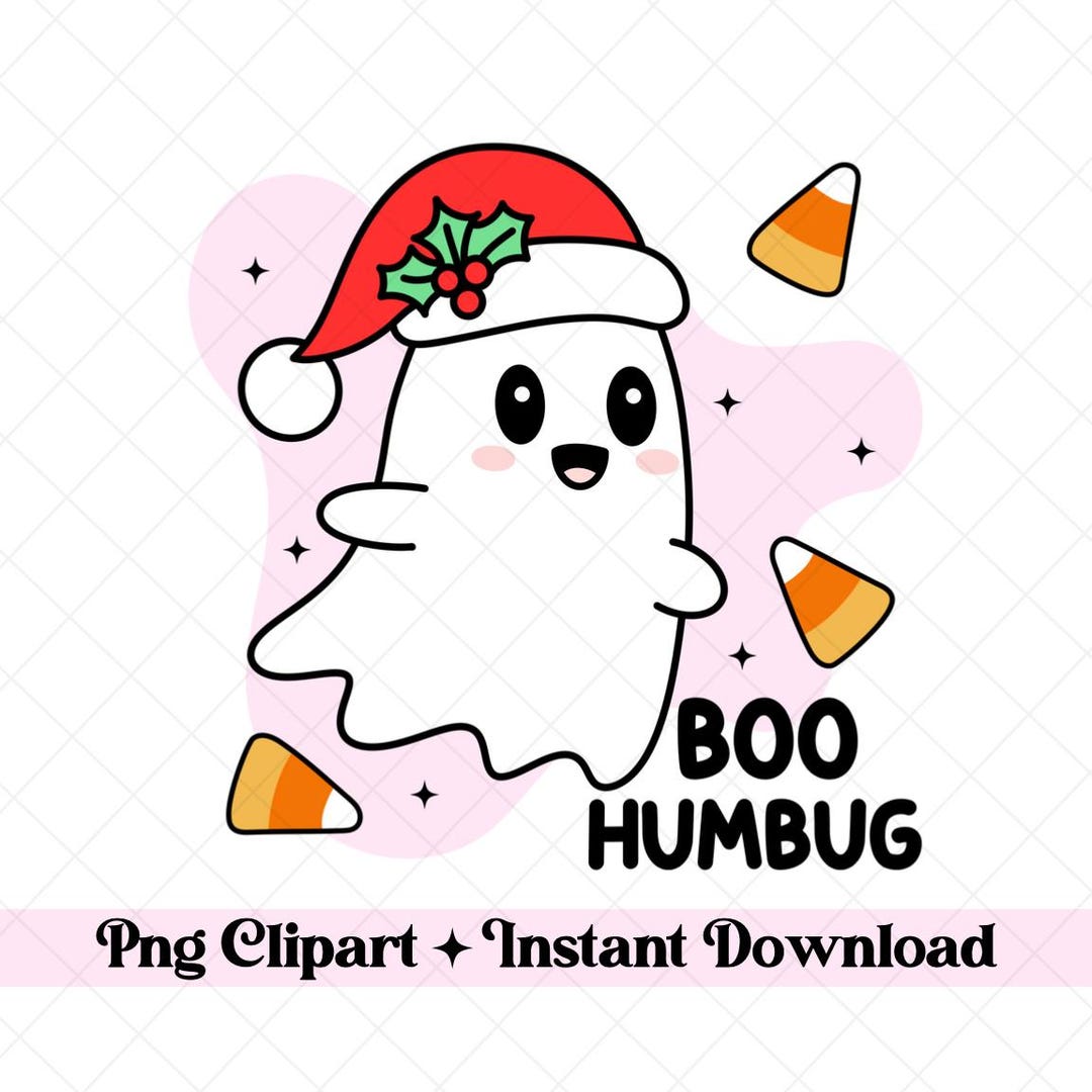 Ghost Png, Boo Humbug Png, Funny Ghost Design, Sublimation Png, T-shirt ...