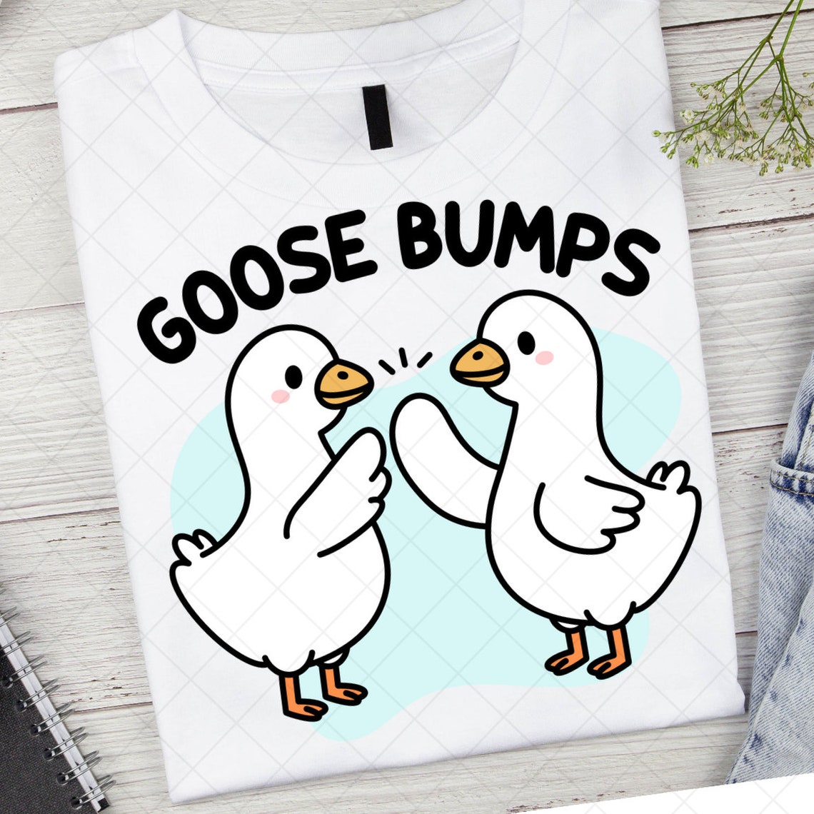 Goose Bumps Clipart, Goose Design, Sublimation Png, T-shirt Designs ...