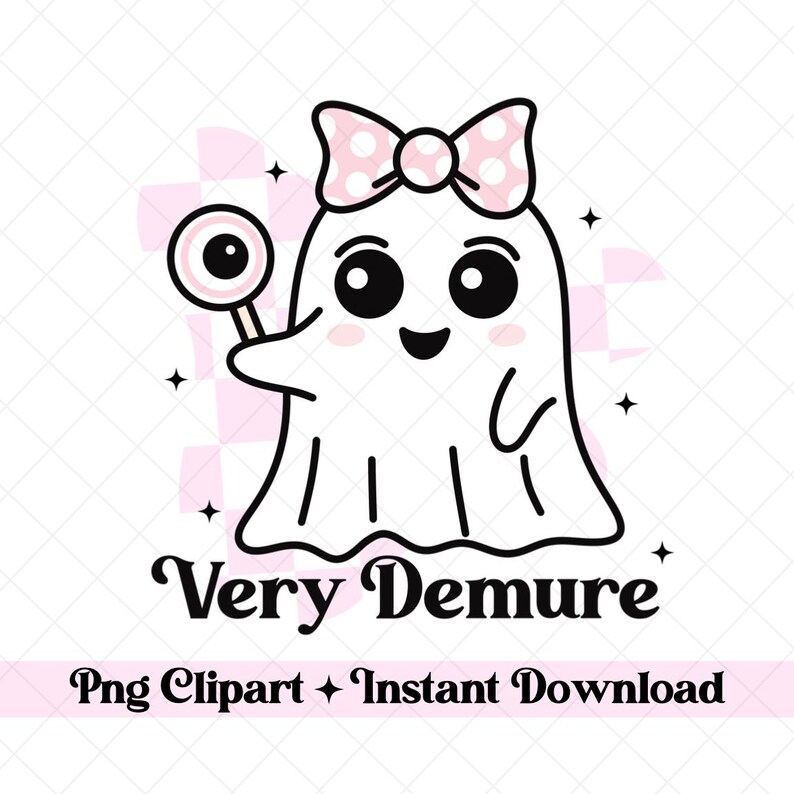 Ghost Png, Very Demure, Funny Ghost Design, Sublimation Png, T-shirt ...