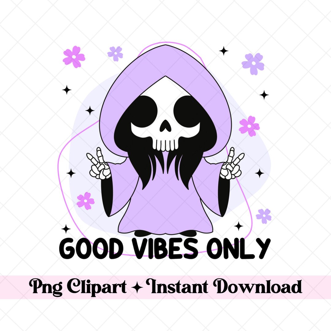 Hippie Grim Reaper Clipart, Funny 80’s Design, Sublimation Png, T-shirt ...