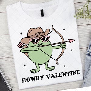 Howdy Valentine Png, Funny Frog Design, Sublimation Png, T-shirt ...