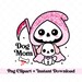 Dog Mom Png, Grim Reaper Clipart, Sublimation Png, T-shirt and Mug ...