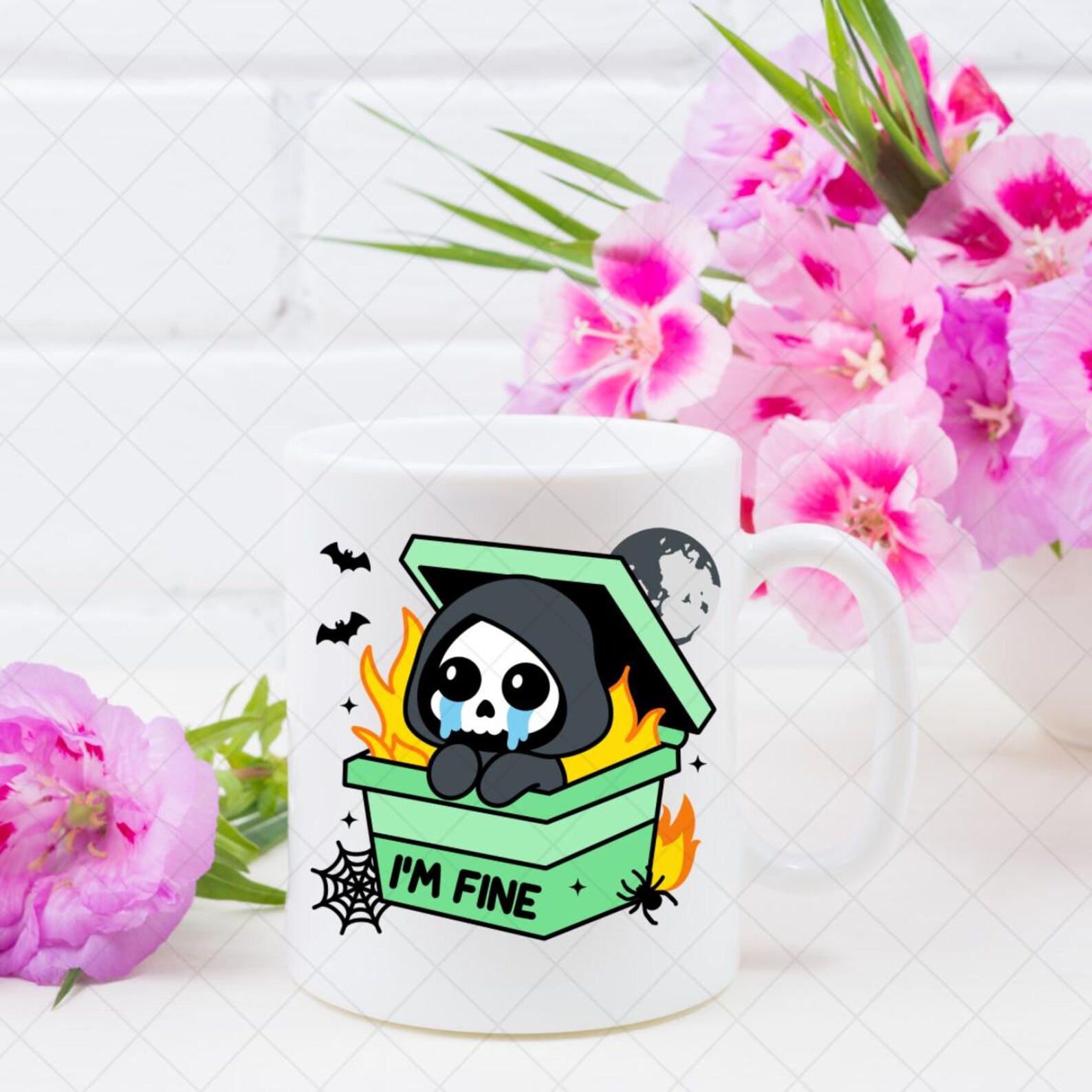 Grim Reaper Png, Emotional Dumpster Fire, Sublimation Png, Sarcastic ...