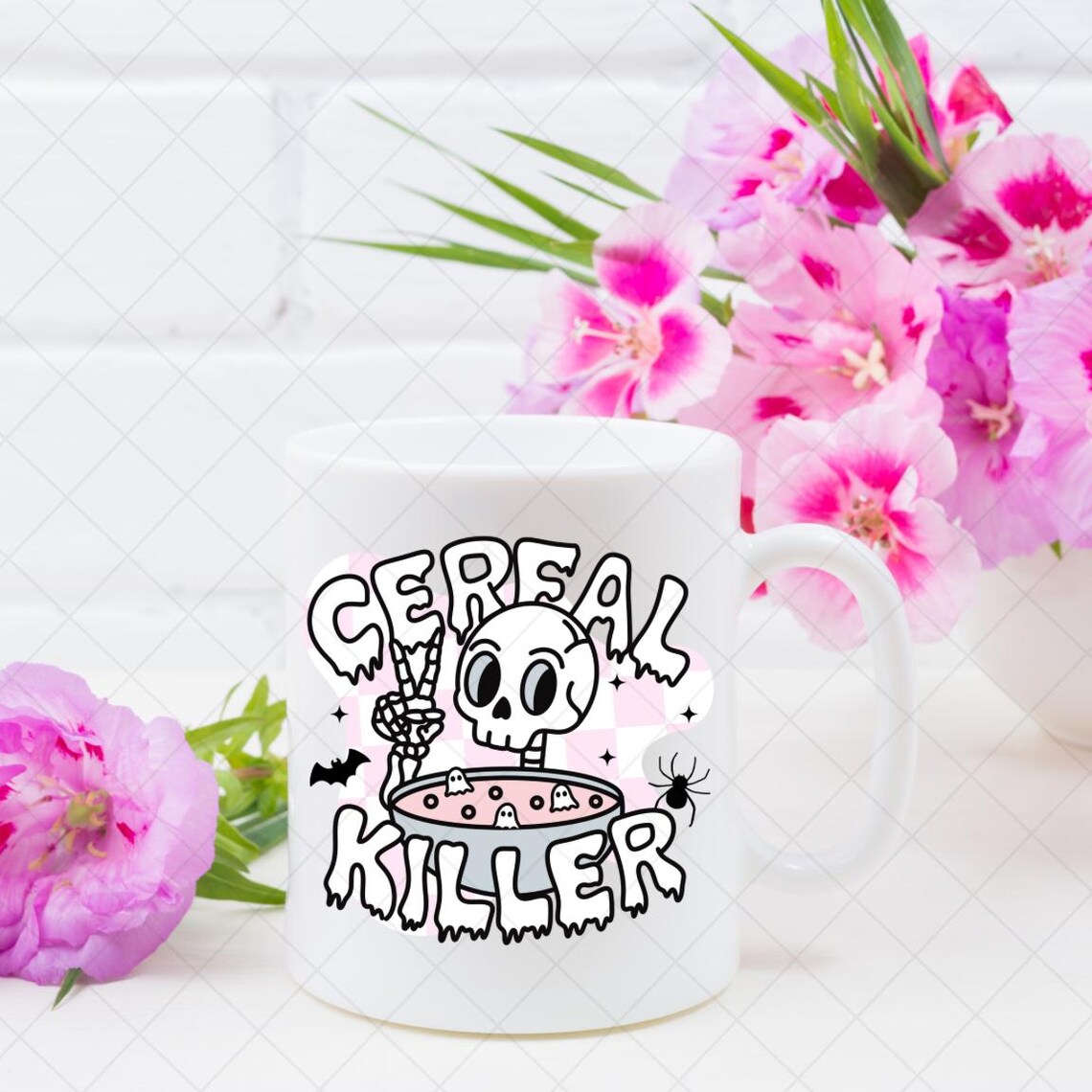 Cereal Killer Png, Skeleton Clipart, Funny Skull Design, Sublimation ...