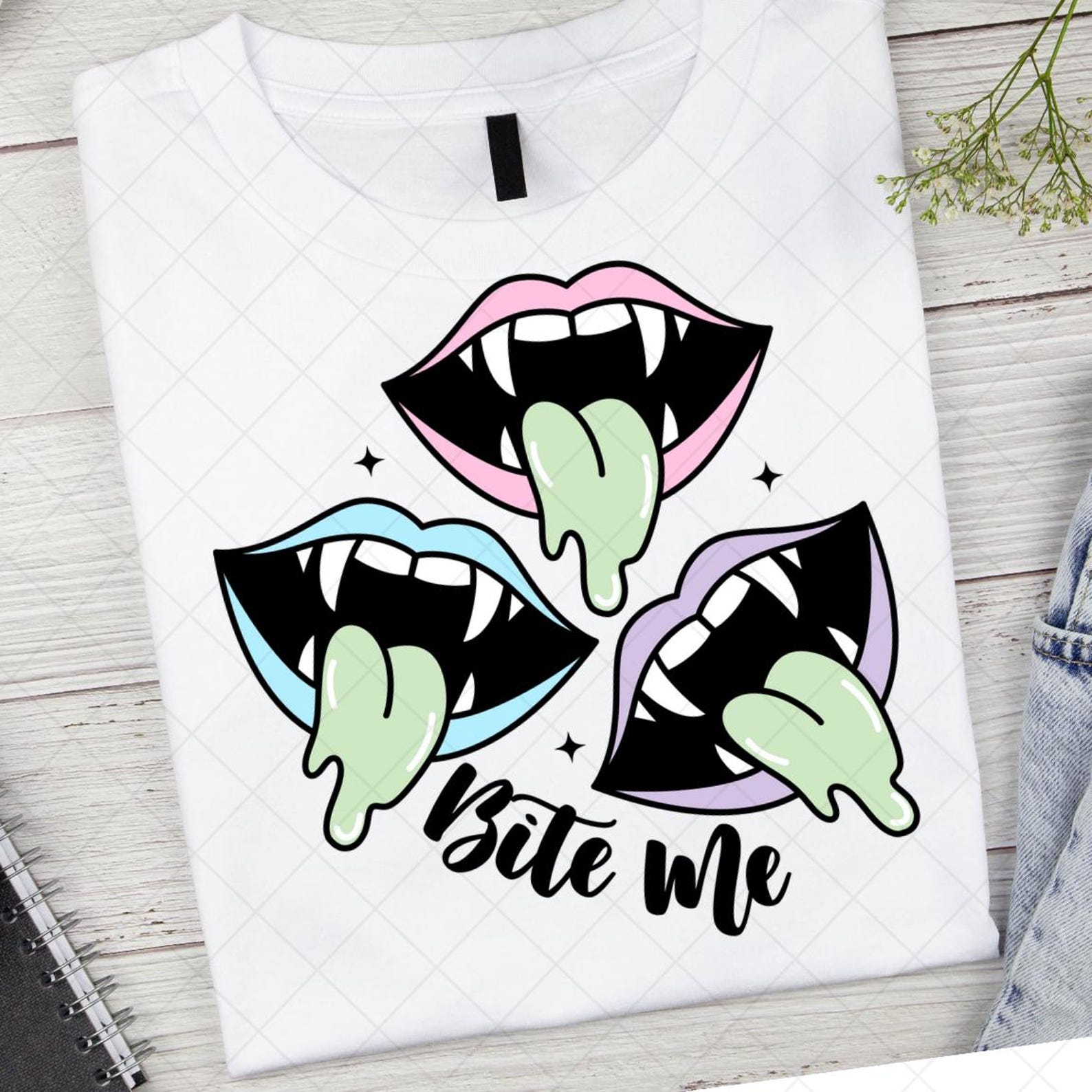 Bite Me Png, Vampire Png, Trendy Png, Sarcastic Clipart, Sublimation ...