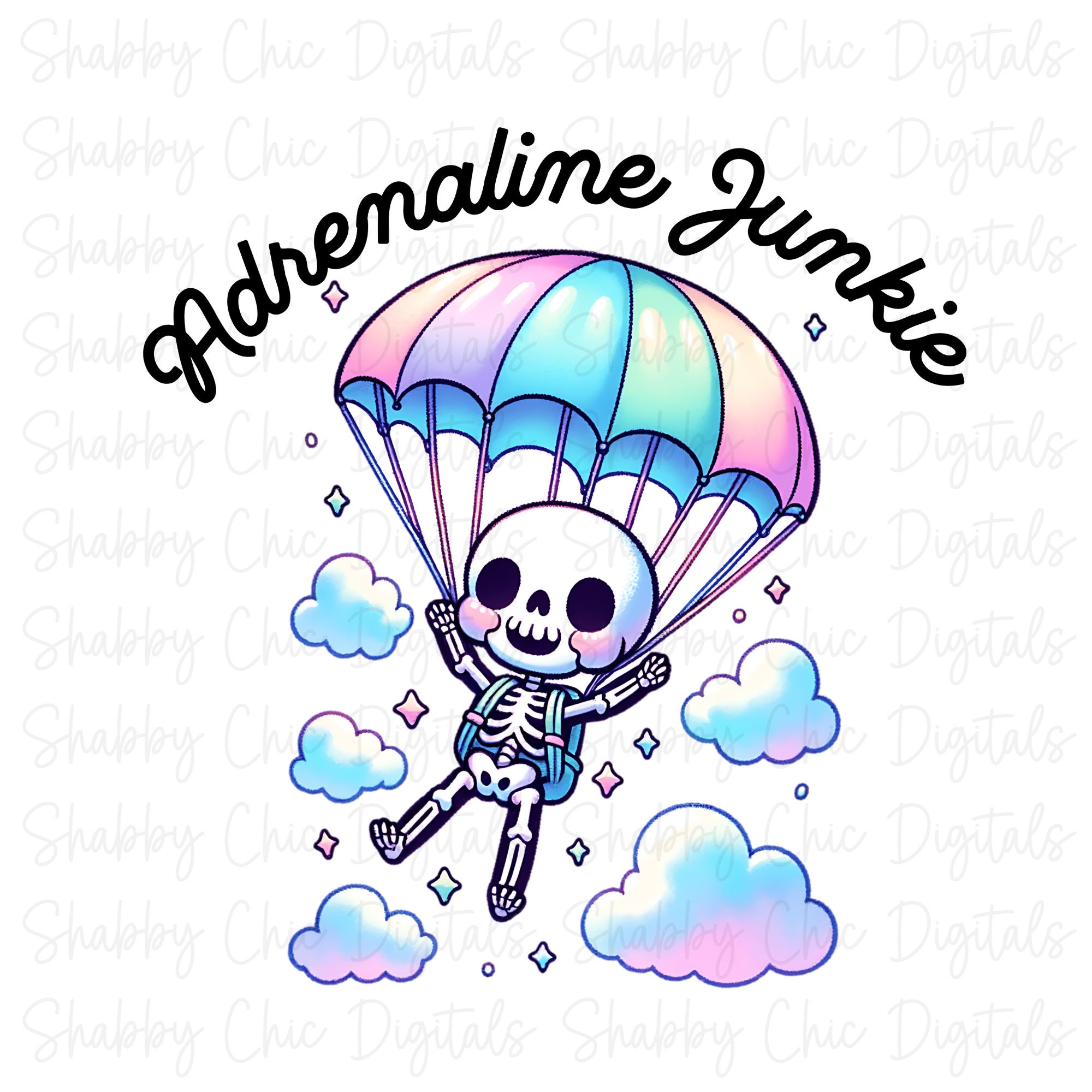 Adrenaline Junkie Skeleton Clipart, Funny Skeleton Design, Sublimation ...