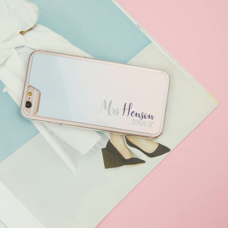 Mrs Wedding Bride Date Name Customised Personalised Phone Case - Etsy UK