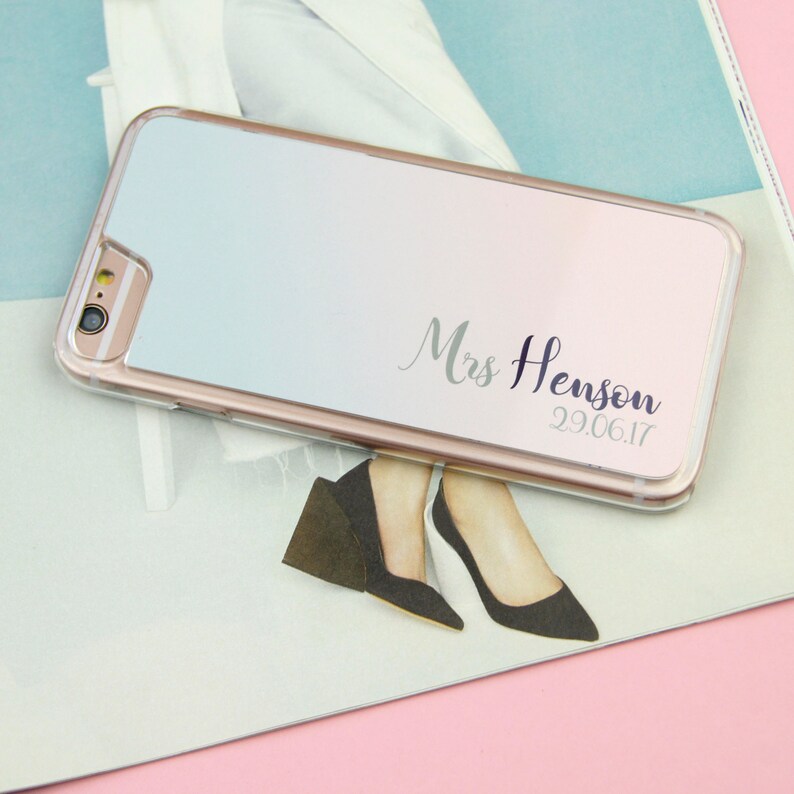 Mrs Wedding Bride Date Name Customised Personalised Phone Case - Etsy UK